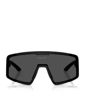 Prada Irregular Sunglasses - Black