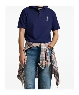 Polo Ralph Lauren Classic Fit Polo Bear Mesh Polo Shirt