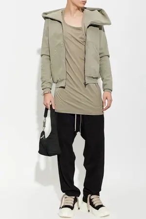 Rick Owens Jumbolace Abstract Low Sneaks - Black