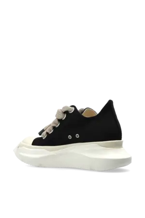 Rick Owens Jumbolace Abstract Low Sneaks - Black