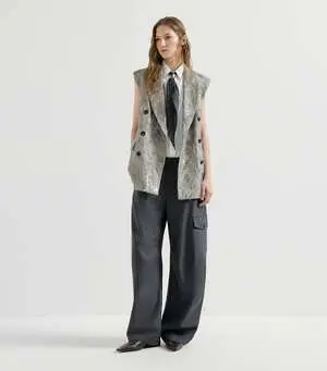 Brunello Cucinelli Stretch-cotton Poplin Sleeveless Shirt