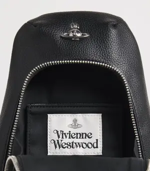 VIVIENNE WESTWOOD Leather Sling Cross-body Bag