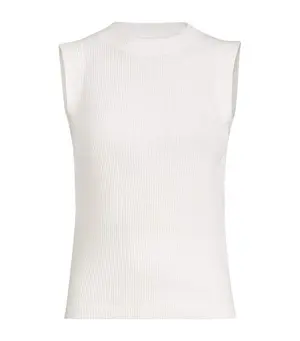 Brunello Cucinelli Cotton Ribbed Tank Top