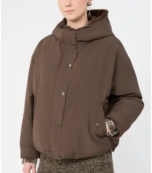 Max Mara Faux-fur-lined Reversible Raincoat