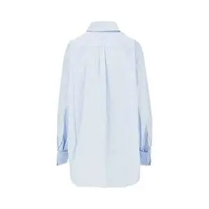 Prada Poplin Shirt With Scarf