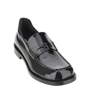Balenciaga Spazzolato Leather Comfy Loafers