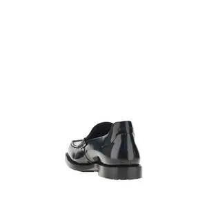 Balenciaga Spazzolato Leather Comfy Loafers