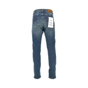 Incotex Stretch Denim Tapered Fit Jeans