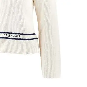 Balenciaga Cotton Sweater - Beige