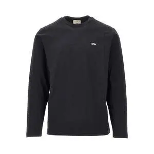AUTRY Logo Embroidery T-hirt - Black