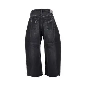 Balenciaga Curved Wide Leg Jeans