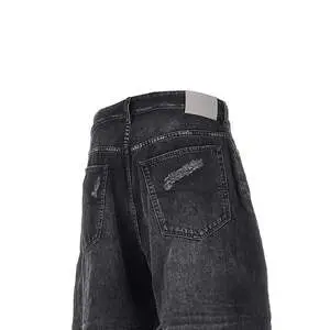 Balenciaga Curved Wide Leg Jeans