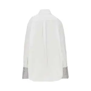 Prada Poplin Shirt With Scarf