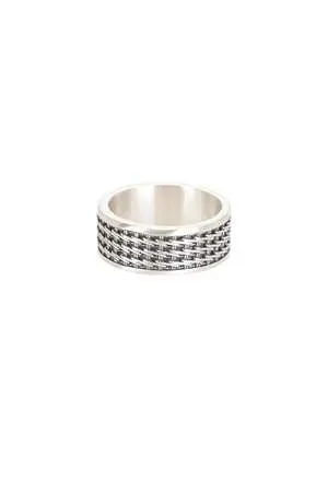 SERGE DENIMES Kusari Ring - Silver