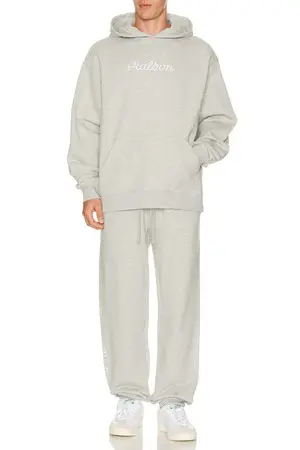 MALBON Clubhouse Sweatpant In Grey