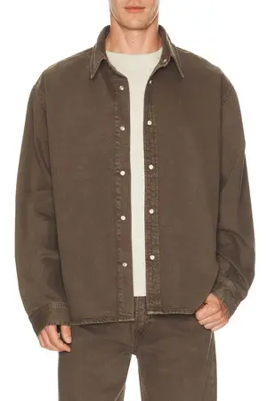 FRAME Relaxed Denim Overshirt