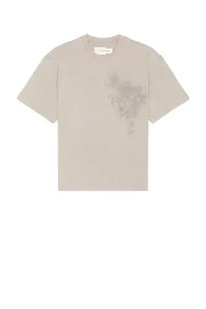 FENG CHEN WANG Spray Painted Plant Dye Tee - Grey