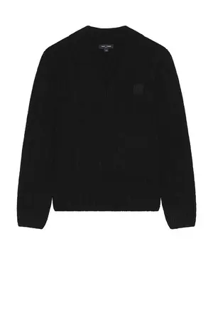 Fred Perry Cable Knit V-neck Jumper
