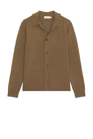 FRAME Boiled Wool Shirt Sweater