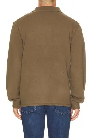 FRAME Boiled Wool Shirt Sweater
