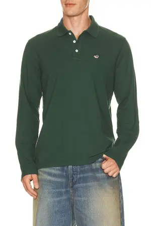 EDMMOND STUDIOS Duck Polo Long Sleeve Shirt