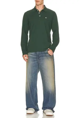 EDMMOND STUDIOS Duck Polo Long Sleeve Shirt
