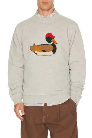 EDMMOND STUDIOS Duck Graphic Crewneck Sweatshirt