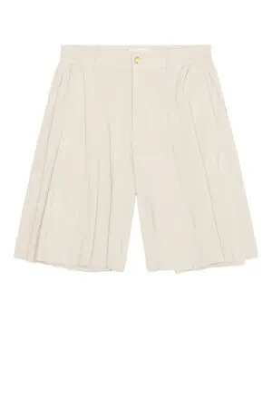 FENG CHEN WANG Irregular Pleats Shorts