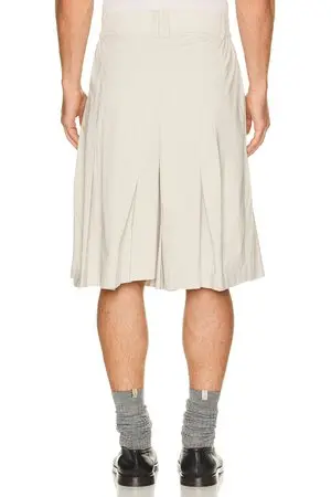 FENG CHEN WANG Irregular Pleats Shorts
