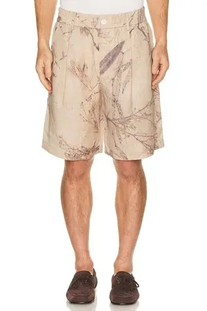 FENG CHEN WANG Printed Plant Dye Shorts