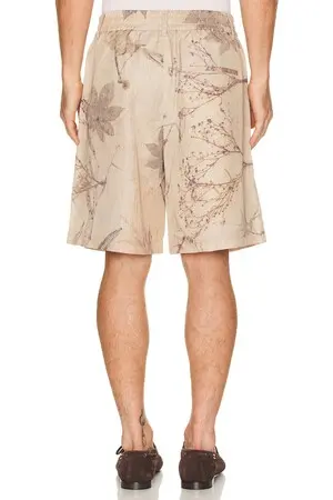 FENG CHEN WANG Printed Plant Dye Shorts