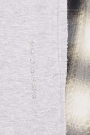 FENG CHEN WANG Patched Panel Jersey Trousers - Grey