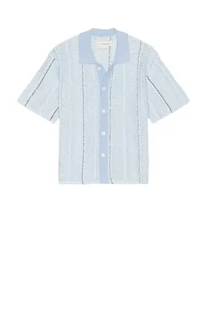 FENG CHEN WANG Knitted Cardigan Sweater - Blue Check