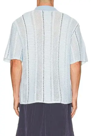 FENG CHEN WANG Knitted Cardigan Sweater - Blue Check