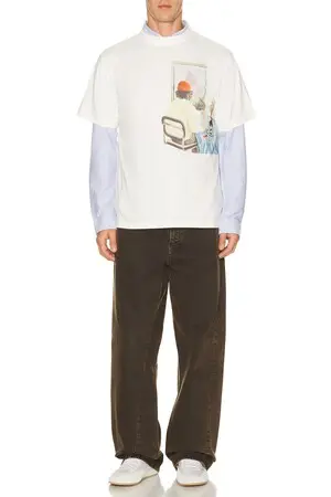 EDMMOND STUDIOS Room Tee In White
