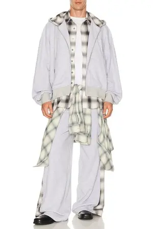 FENG CHEN WANG 2 In 1 Zip Hoodie
