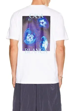 Casablanca Meduse Sportif Printed Classic Tee Shirt
