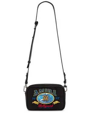 Amiri Embroidered Logo Camera Case