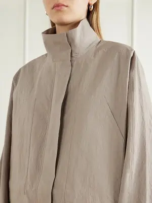 ST. AGNI Organic Stretch-cotton Jacket - Neutrals