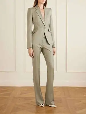 Alexander McQueen Wool Straight-leg Pants