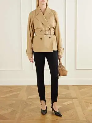 Veronica Beard Landren Ecovero Ponte Slim-leg Stirrup Pants