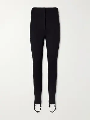 Veronica Beard Landren Ecovero Ponte Slim-leg Stirrup Pants - Black