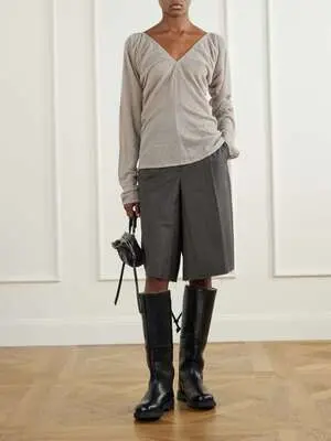 Our Legacy Cheer Wool-blend Blouse