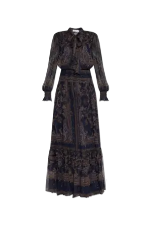 SELF-PORTRAIT Dress With Lurex Thread