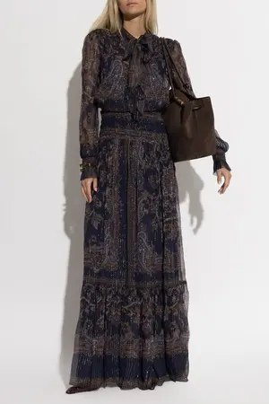 SELF-PORTRAIT Dress With Lurex Thread