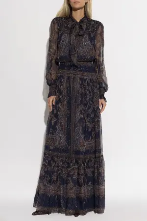SELF-PORTRAIT Dress With Lurex Thread