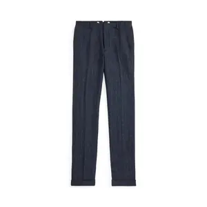Ralph Lauren Slim Fit Linen-blend Herringbone Trouser