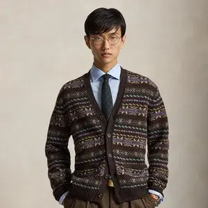 Ralph Lauren Fair Isle Wool Cardigan
