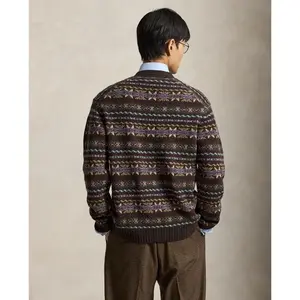 Ralph Lauren Fair Isle Wool Cardigan