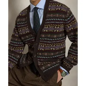 Ralph Lauren Fair Isle Wool Cardigan